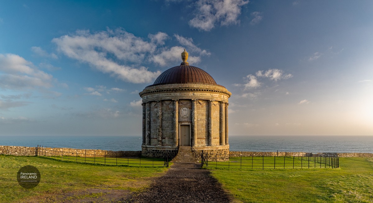 Happy New Year and Thank You from Panoramic Ireland, at Mussenden Temple
