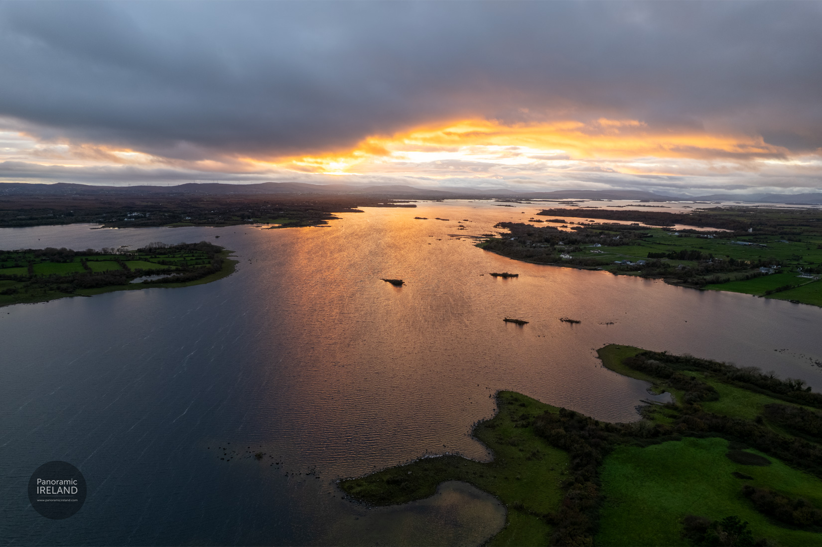 October Colour in the West of Ireland at Sunset
